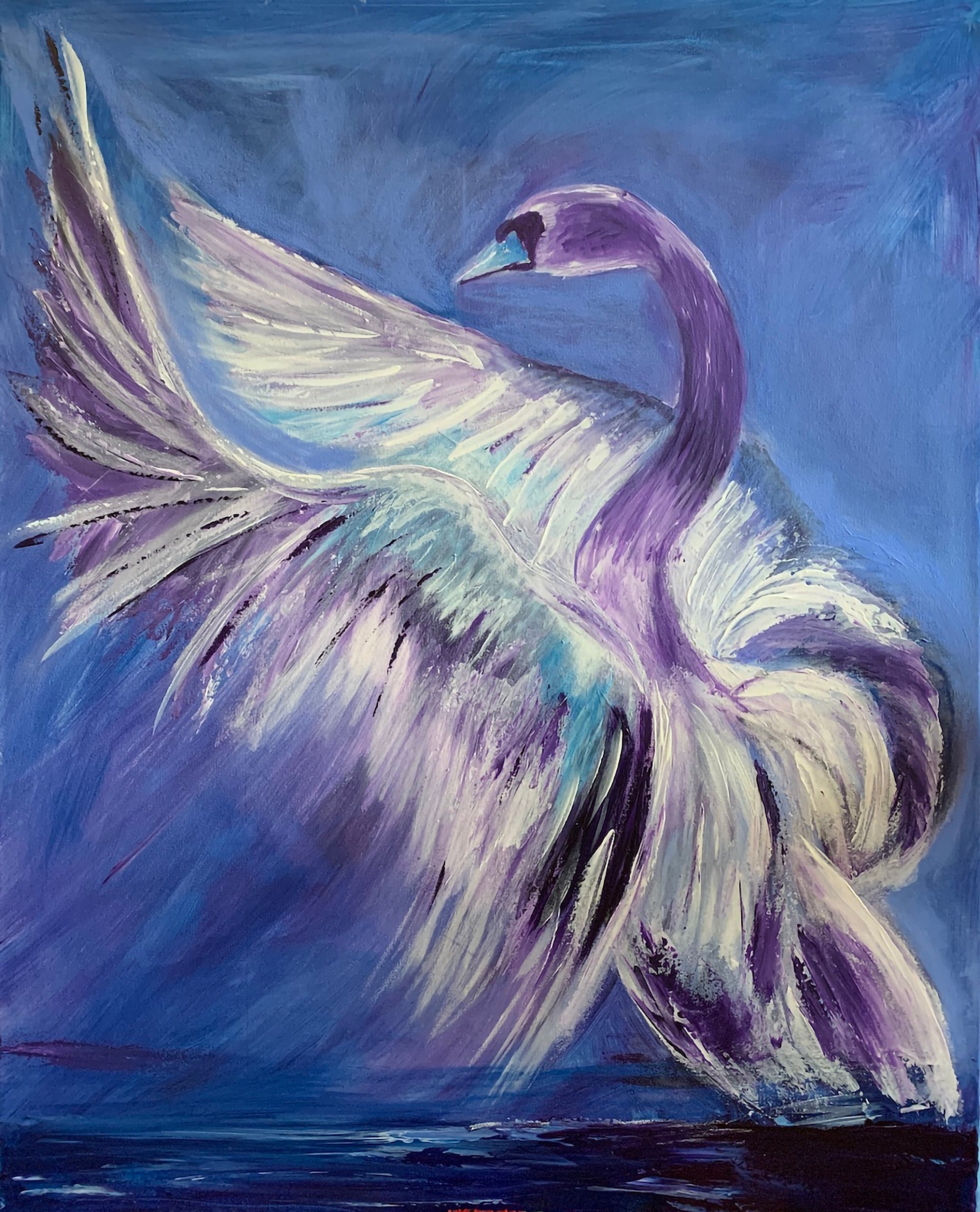 Swan Spirit Guide: Original Artwork by Gino Parisi | FASTFRAME Fine Art