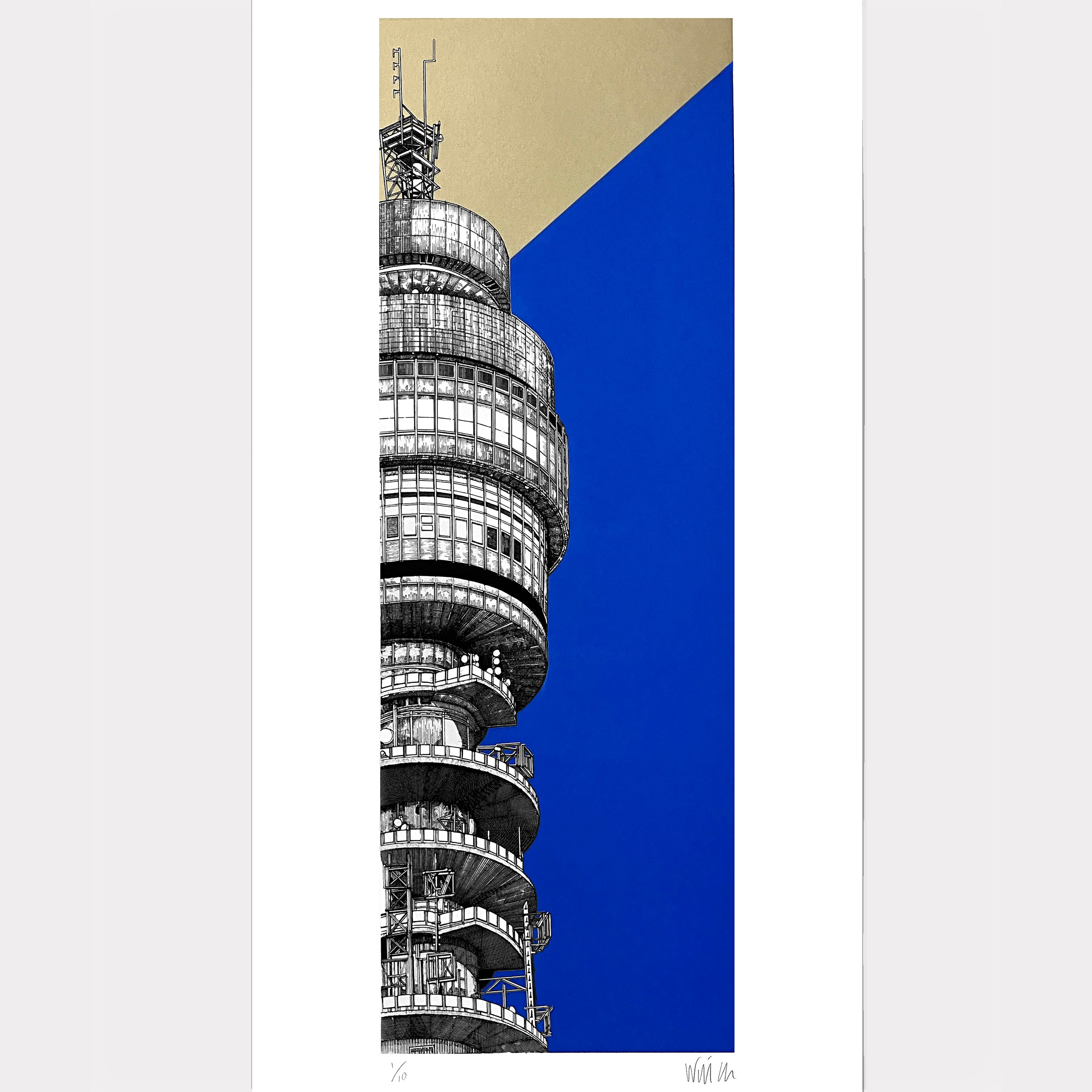 Telecom Tower, London: Limited Edition by Will Clarke | FASTFRAME Fine Art
